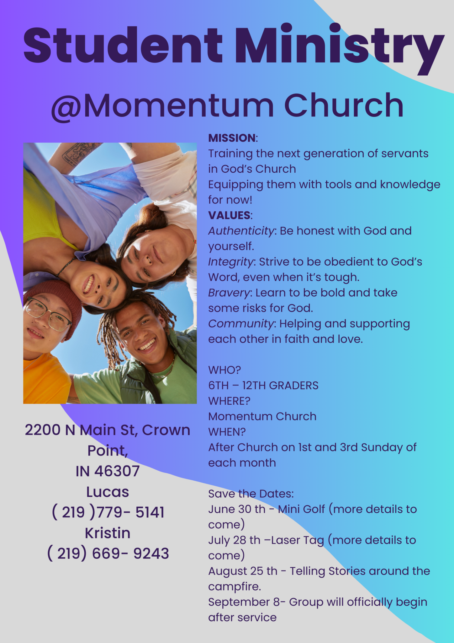 Student Ministry - Momentum Church